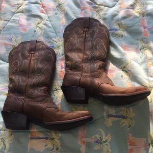Cavender's Shoes | Cavender Cowboy Boots Brown Leather Boots | Poshmark